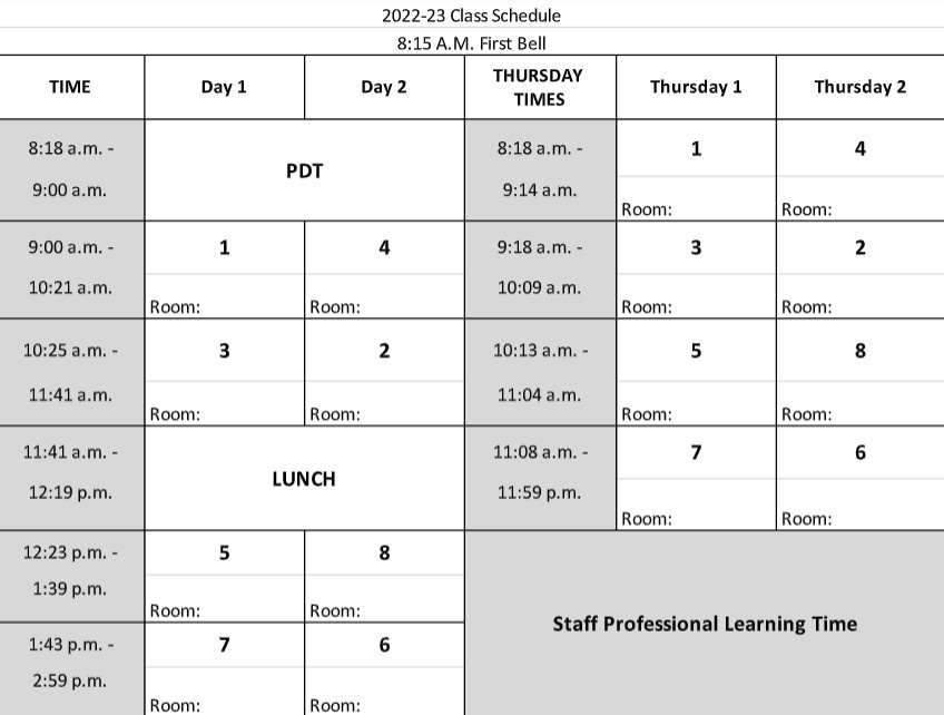 School Timetable - Archbishop O’Leary Catholic High School